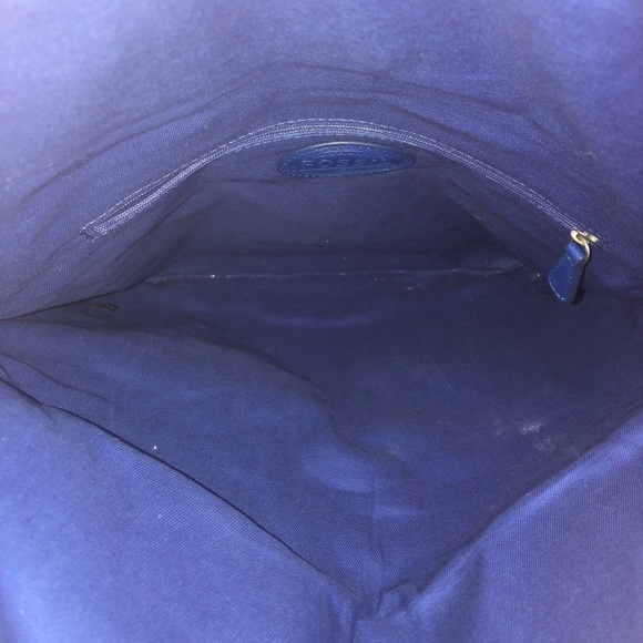 Fossil | Bags | Fossil Blue Leather Bag | Poshmark